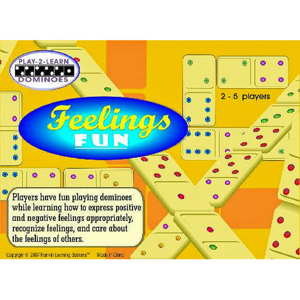 Play 2 Learn Dominoes Feelings Fun Dominoes Creativetherapystore