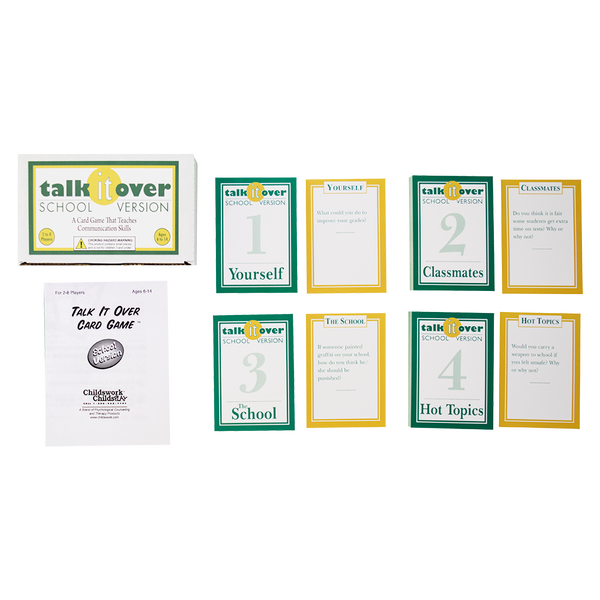 Talk It Over Card Game: School Version | CreativeTherapyStore