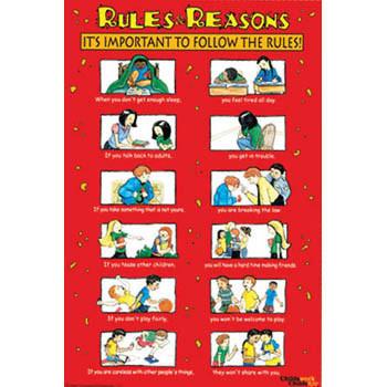 Rules & Reasons Poster | CreativeTherapyStore