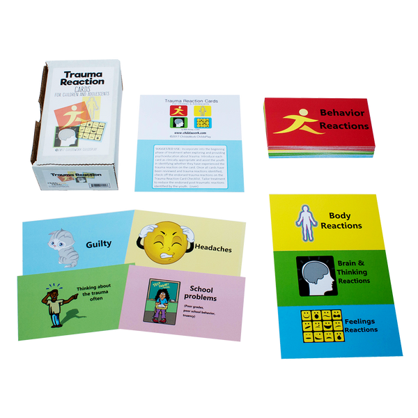 Trauma Reaction Cards | CreativeTherapyStore