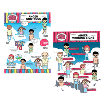 Anger Alert! Posters, Set of Two | CreativeTherapyStore